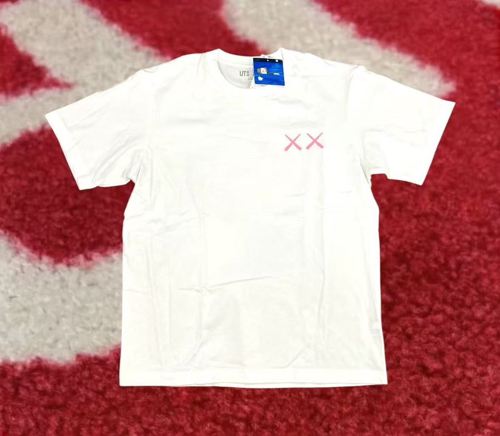KAWS x Uniqlo Kids UT Short Sleeve Graphic T-shirt White – UniqueHype