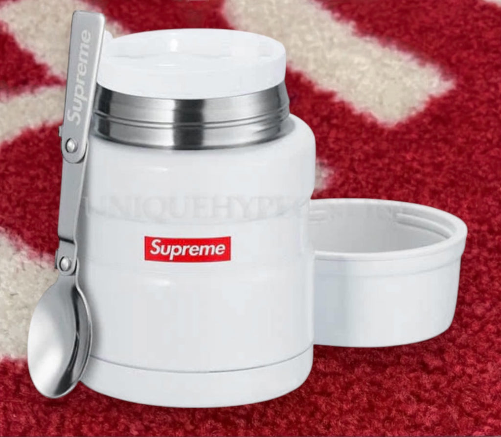 Supreme x Thermos Stainless King Food Jar and Spoon FW18 – UniqueHype