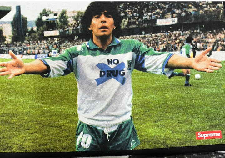 Supreme Maradona Tee Black SS24 – UniqueHype