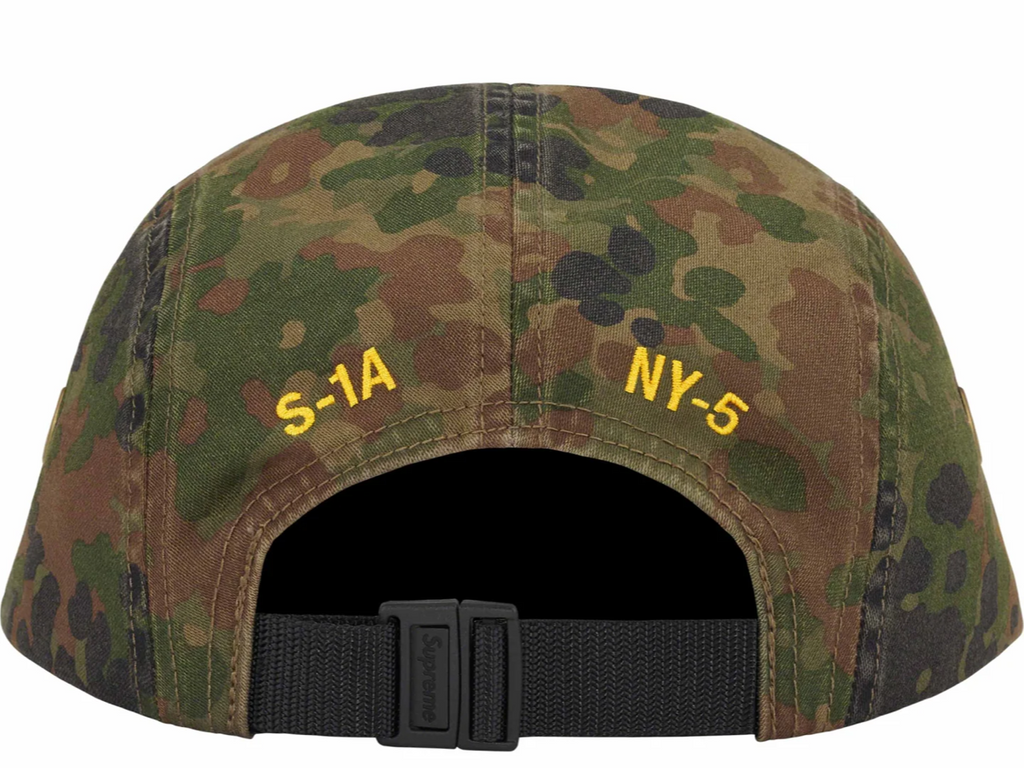 Supreme Military Camp Cap Flecktarn Camo FW23 – UniqueHype