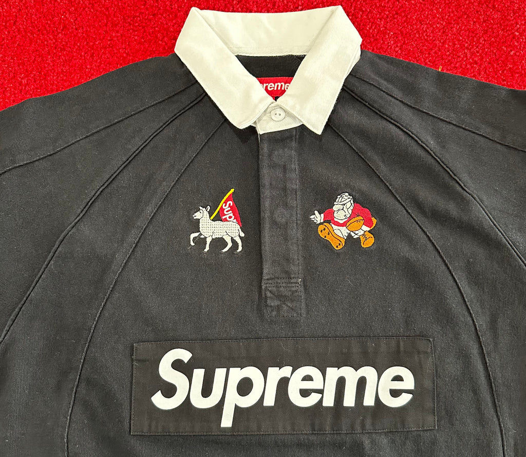 Supreme S/S Rugby Black SS24 – UniqueHype