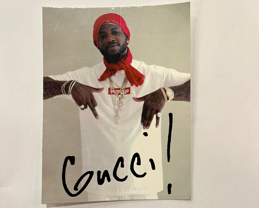 Supreme Gucci Mane Sticker – UniqueHype